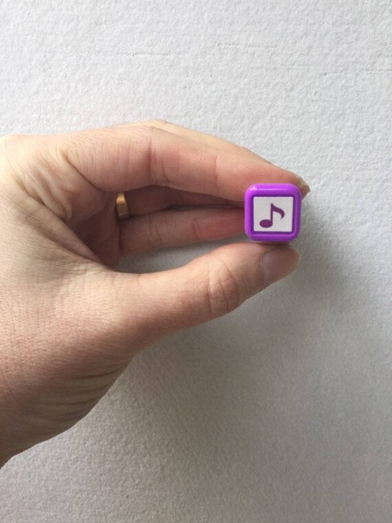 Music Note Stamp Tiny Schedule Stamp Self Inking Stamp - Etsy