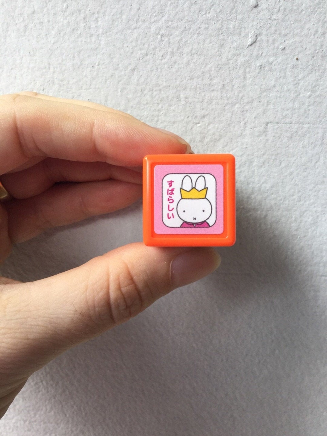 Miffy Stamp great Stamp Self Inking Stamp in Pink - Etsy
