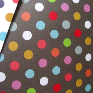 Origami Paper Dot Paper 20 Sheets Total 10 in White , 10 in Black - Etsy