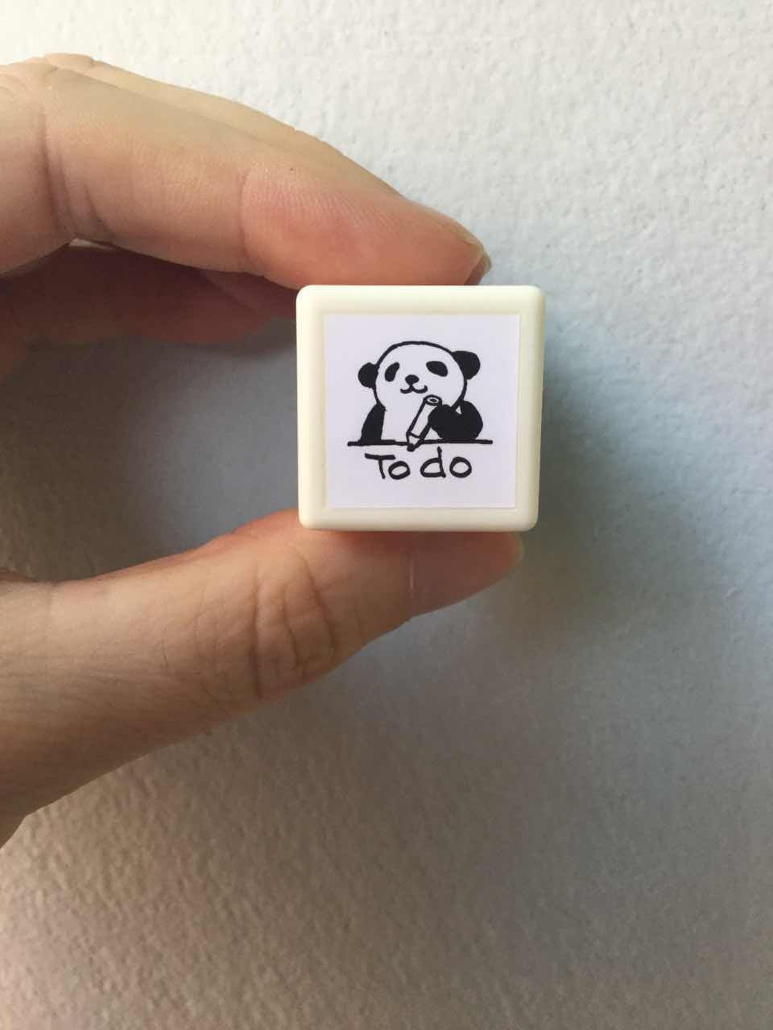 Panda Stamp to Do Stamp Self Inking Stamp in Black | Etsy