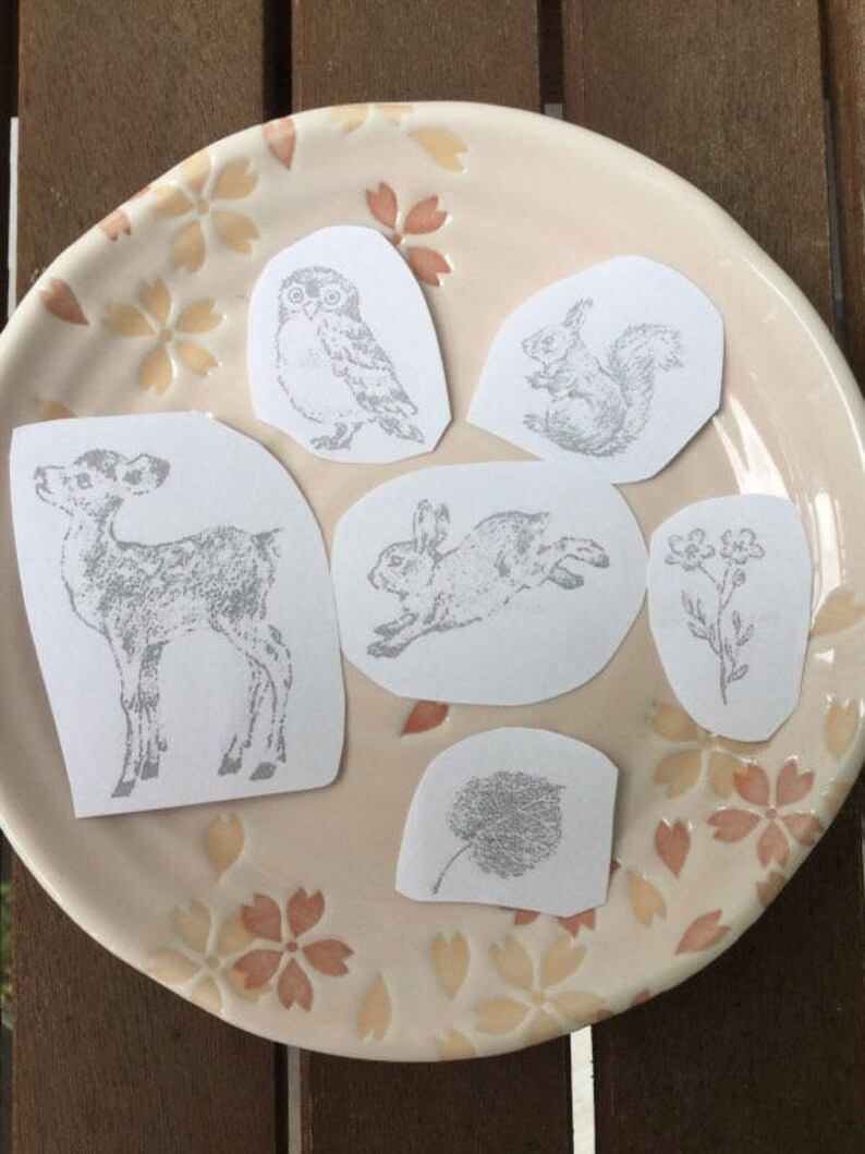 Grass Stamp Flower Stamp Woodland Stamp Kodomo No Kao - Etsy