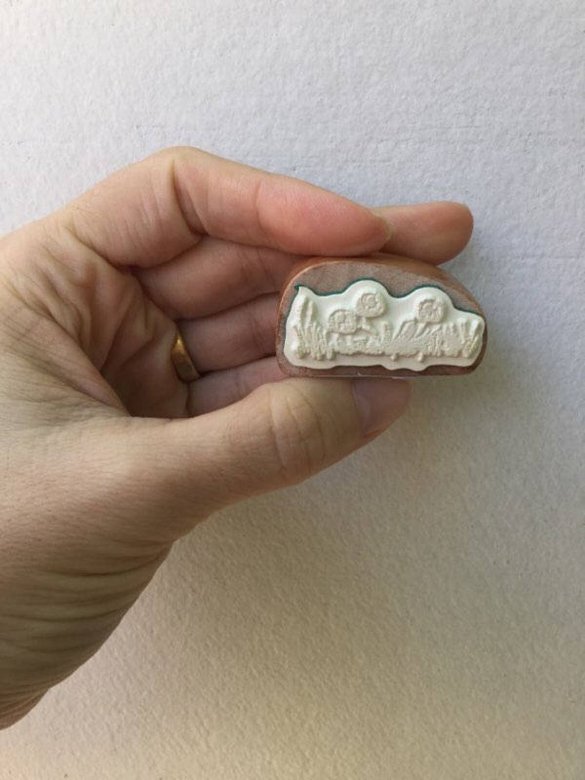 Grass Stamp Flower Stamp Woodland Stamp Kodomo No Kao | Etsy