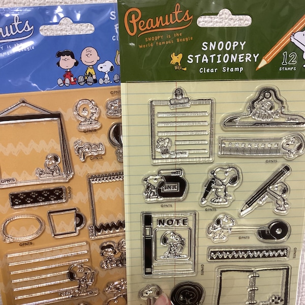 Snoopy Clear Stamp - Etsy