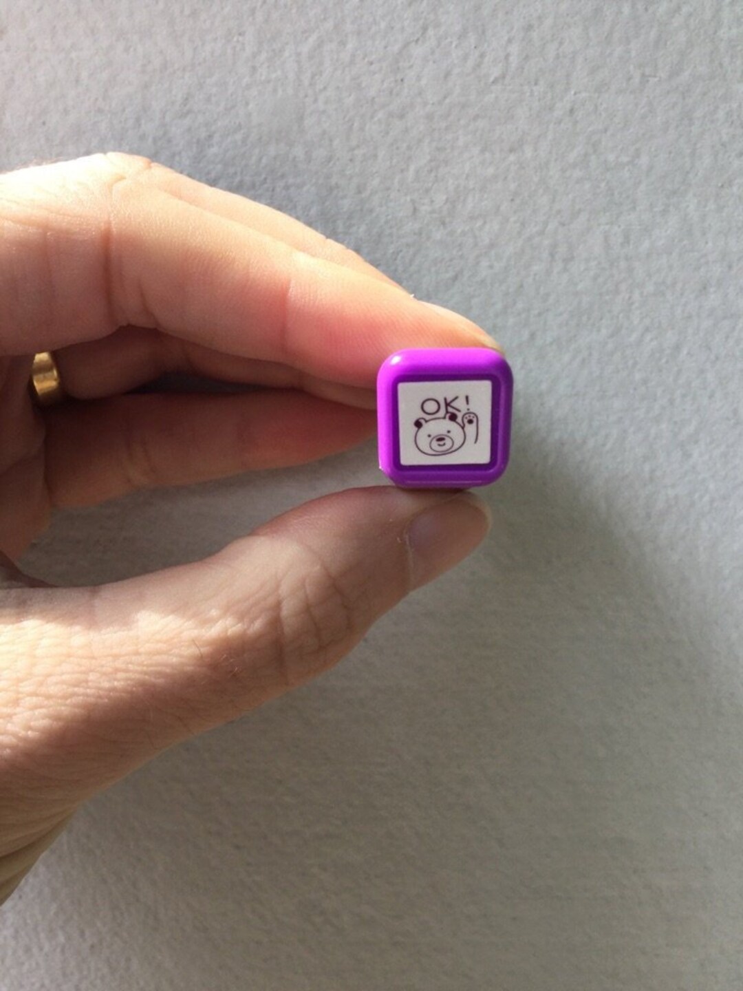 Bear Stamp - Tiny Schedule Stamp - Self Inking Stamp - Kodomo No Kao ...