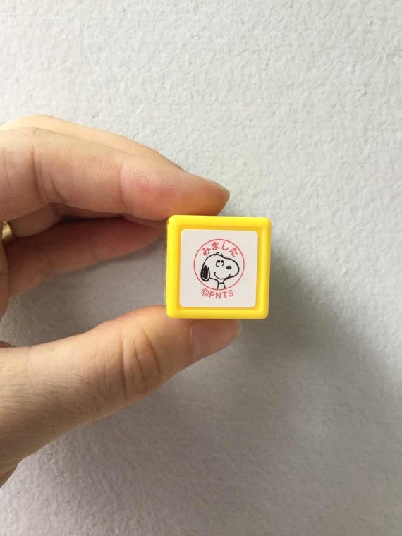 Snoopy Stamp Seen Self Inking Stamp in Pink | Etsy