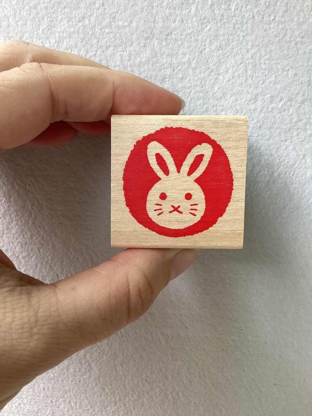 Rabbit Stamp Chinese New Year Stamp Kodomo No Kao - Etsy