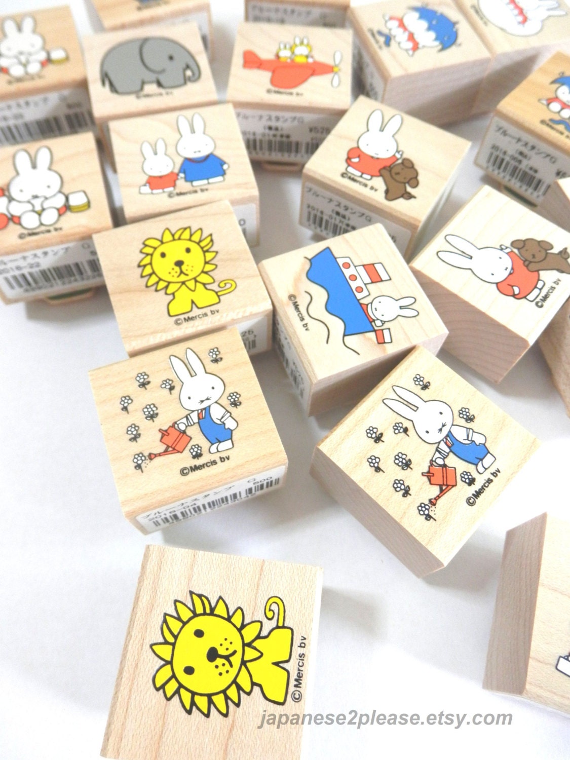 Miffy Stamp Kodomo No Kao Bruna Stamp Series | Etsy
