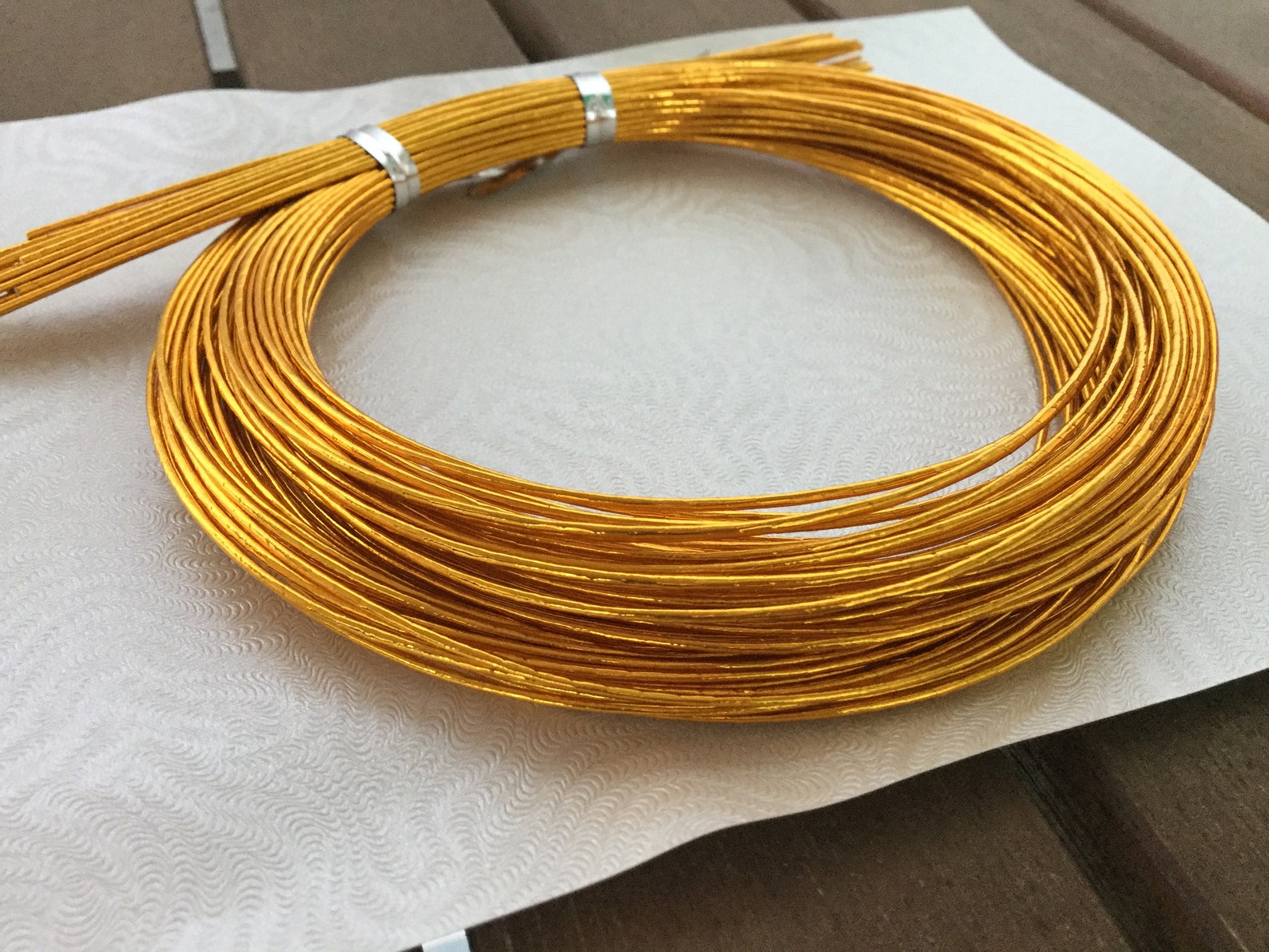 Gold Mizuhiki Japanese Mizuhiki Cords 20 X 90cm Length - Etsy Hong Kong