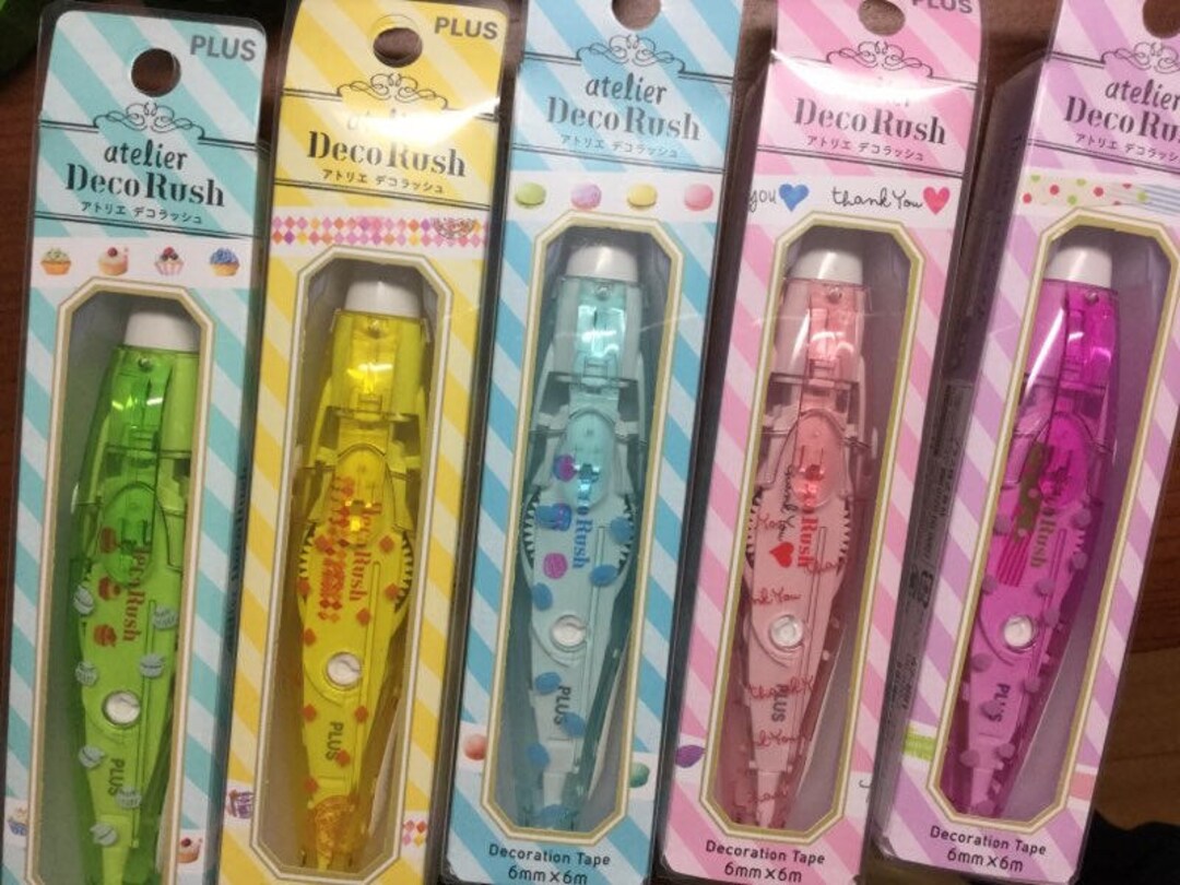 Atelier Deco Rush 6mm X 6m PICK ONE Decoration Tape in Dispenser - Etsy