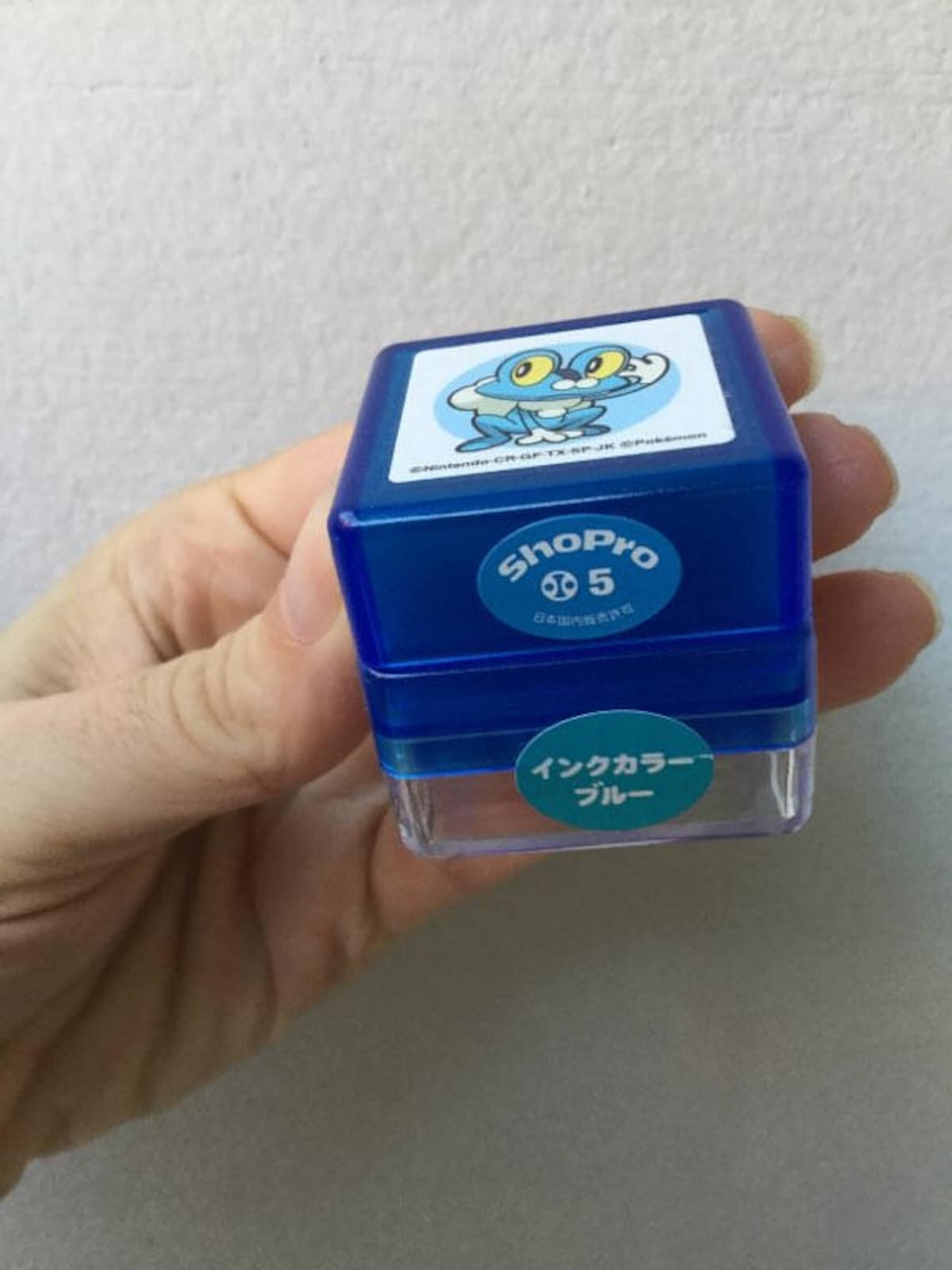 Pokemon Stamp Keromatsu Froakie Stamp Self Inking Stamp - Etsy