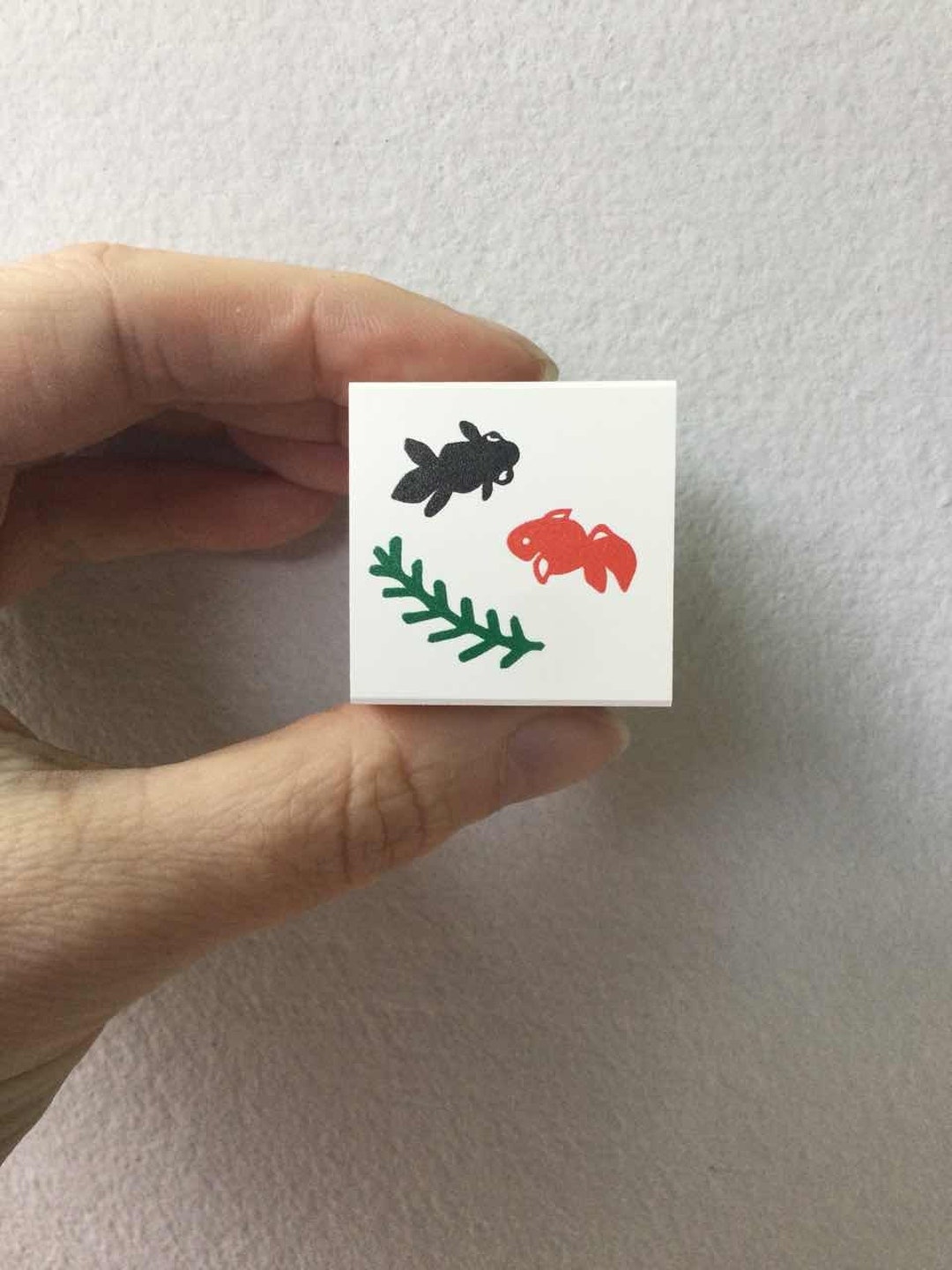 Goldfish Stamp - Summer Stamp - Japanese Stamp - Kodomo No Kao - Etsy