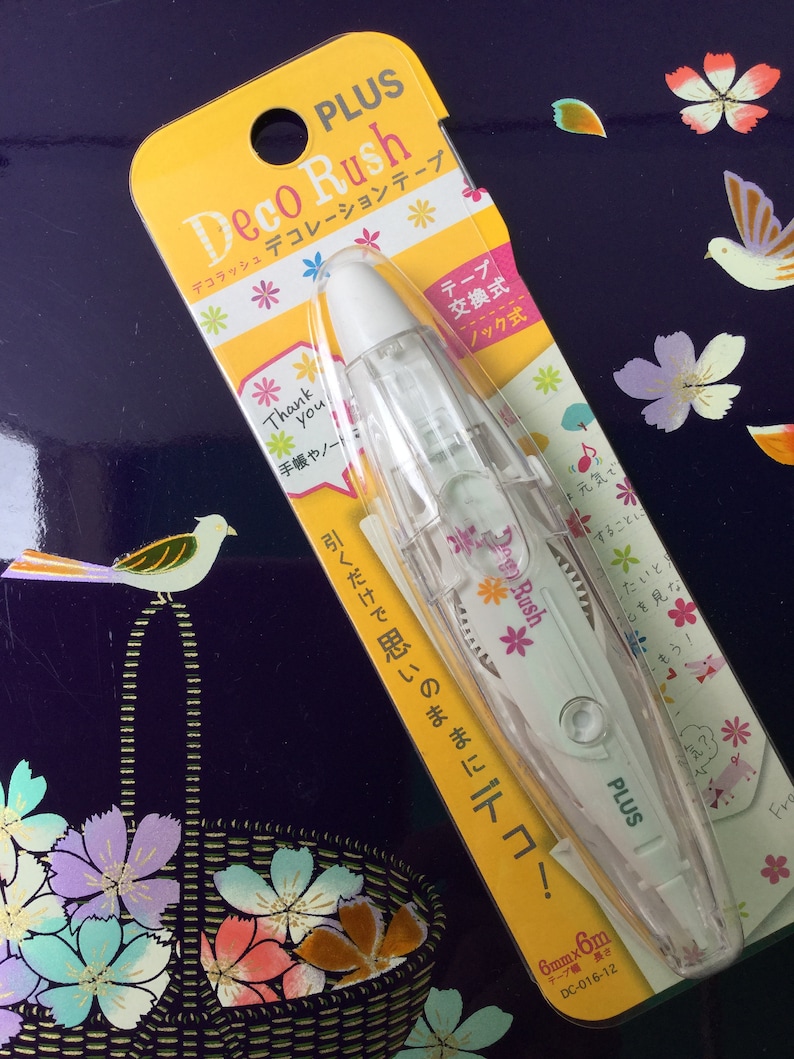 Flowers Deco Rush 6mm Decoration Tape in Dispenser Hana 2 - Etsy