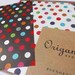 Origami Paper - Dot Paper - 20 Sheets Total - 10 in White , 10 in Black ...