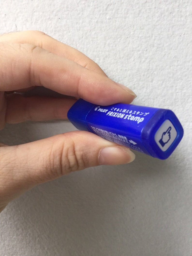 Pointing Finger Stamp Planner Stamp Erasable Stamp Pilot | Etsy