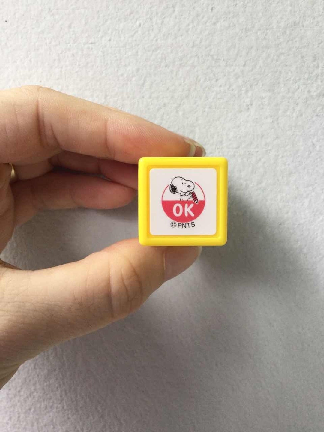 Snoopy Stamp OK Self Inking Stamp in Pink - Etsy