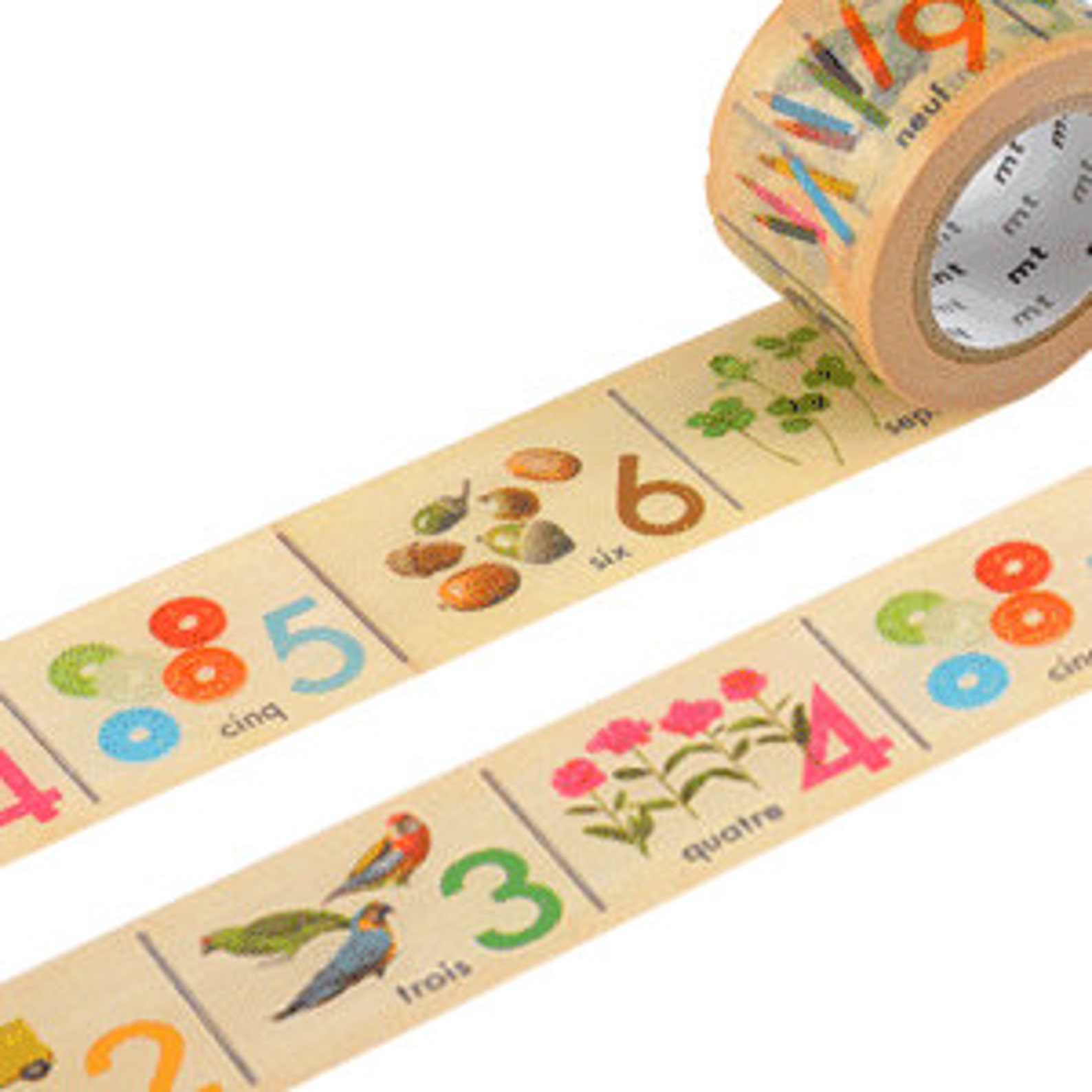 Number Tape Mt Ex Washi Masking Tape SUMMER 2012 Tape Wide - Etsy