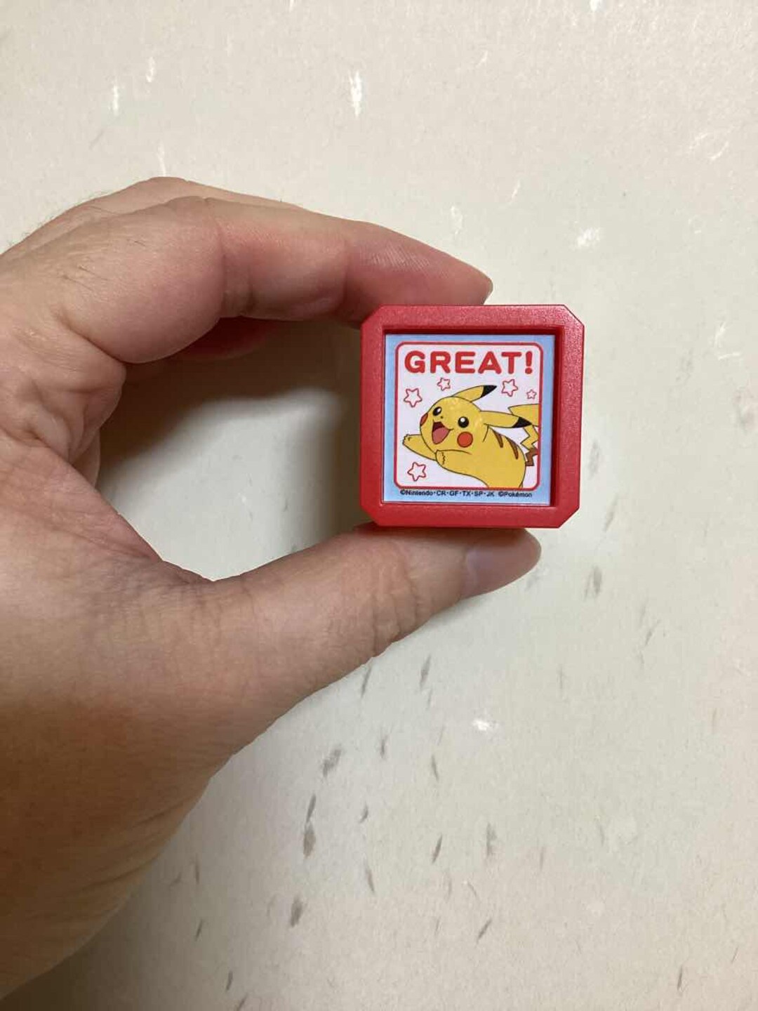 Pokemon Stamp - ‘great!’ Stamp - Self Inking Kodomo No Kao - Etsy