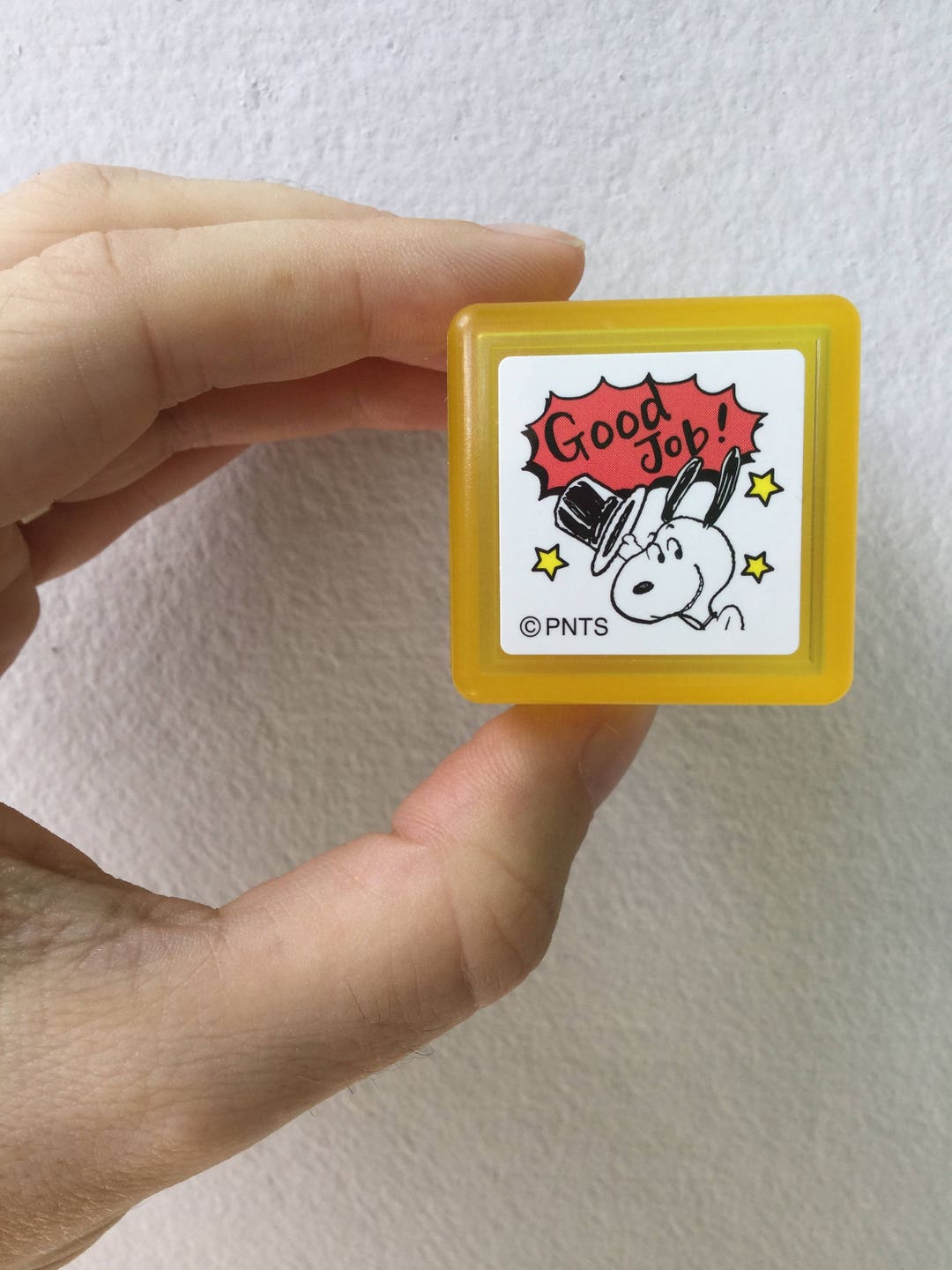 Snoopy Stamp Self Inking Stamp in Red Good Job - Etsy