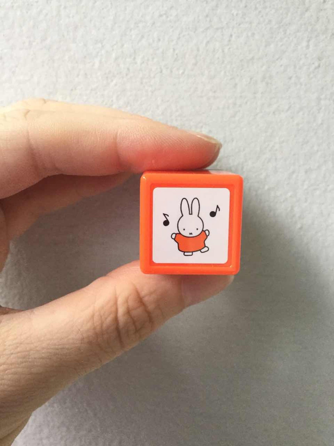 Miffy Stamp Music Stamp Self Inking Stamp in Orange - Etsy