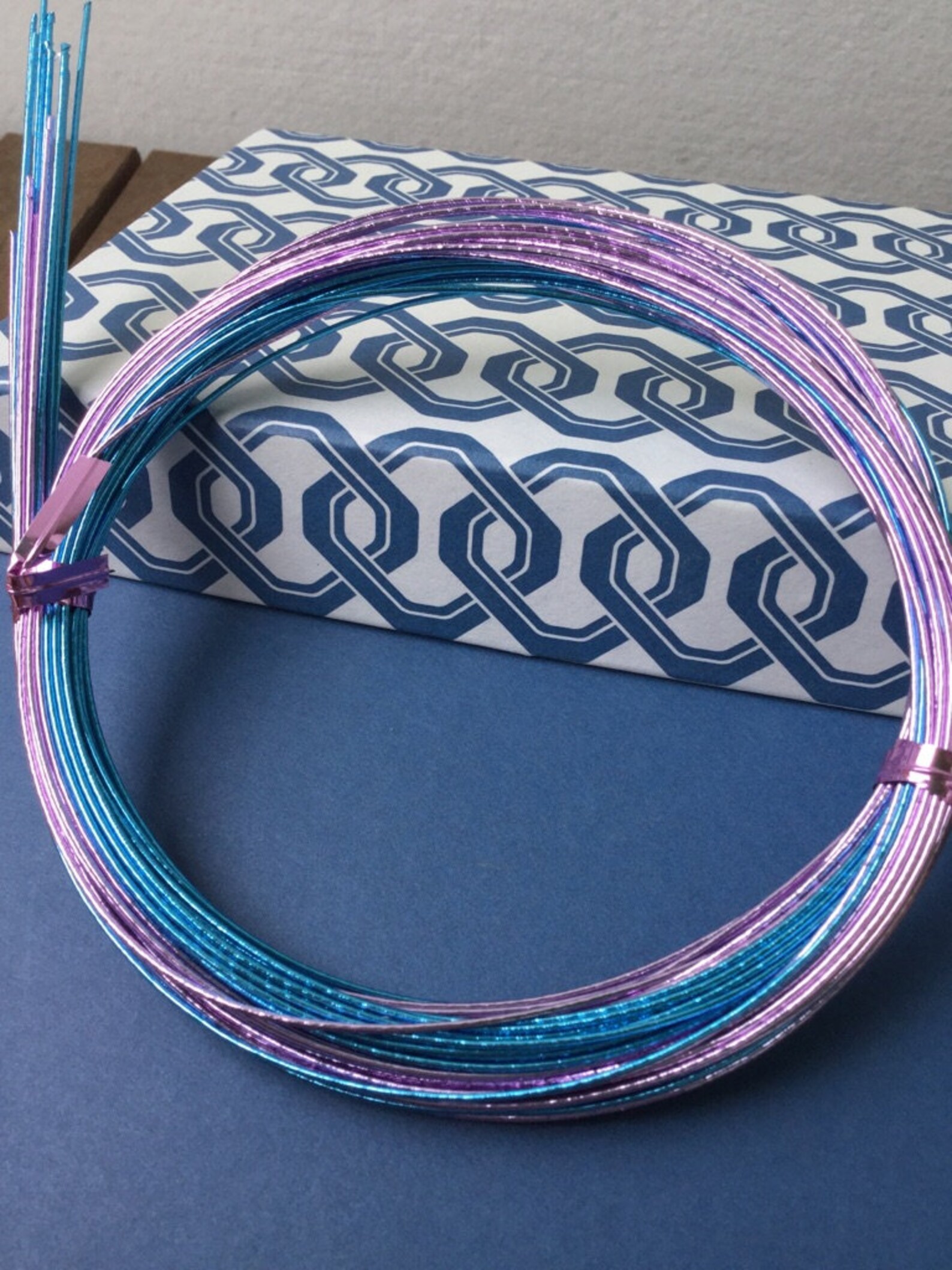 Purple and Blue Mizuhiki Cords - 20 Cords - 90cm Length Cords - Etsy