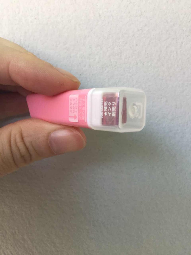 Rabbit Stamp lesson Stamp Tiny Schedule Stamp Self - Etsy