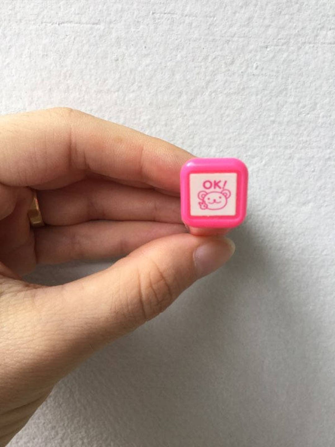 Bear Stamp - Tiny Schedule Stamp - Self Inking Stamp - Kodomo No Kao ...