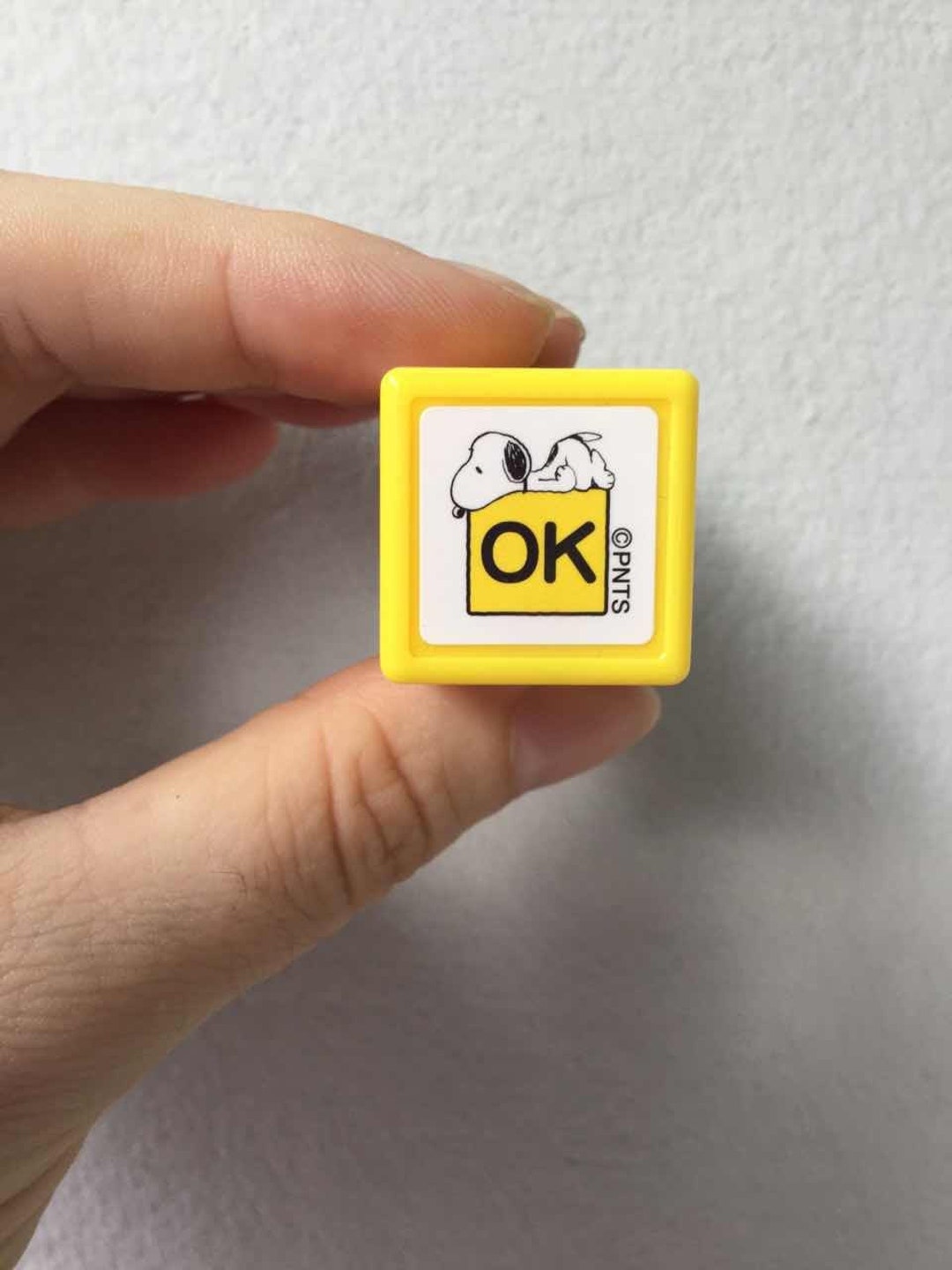 Snoopy Stamp OK Self Inking Stamp in Black - Etsy