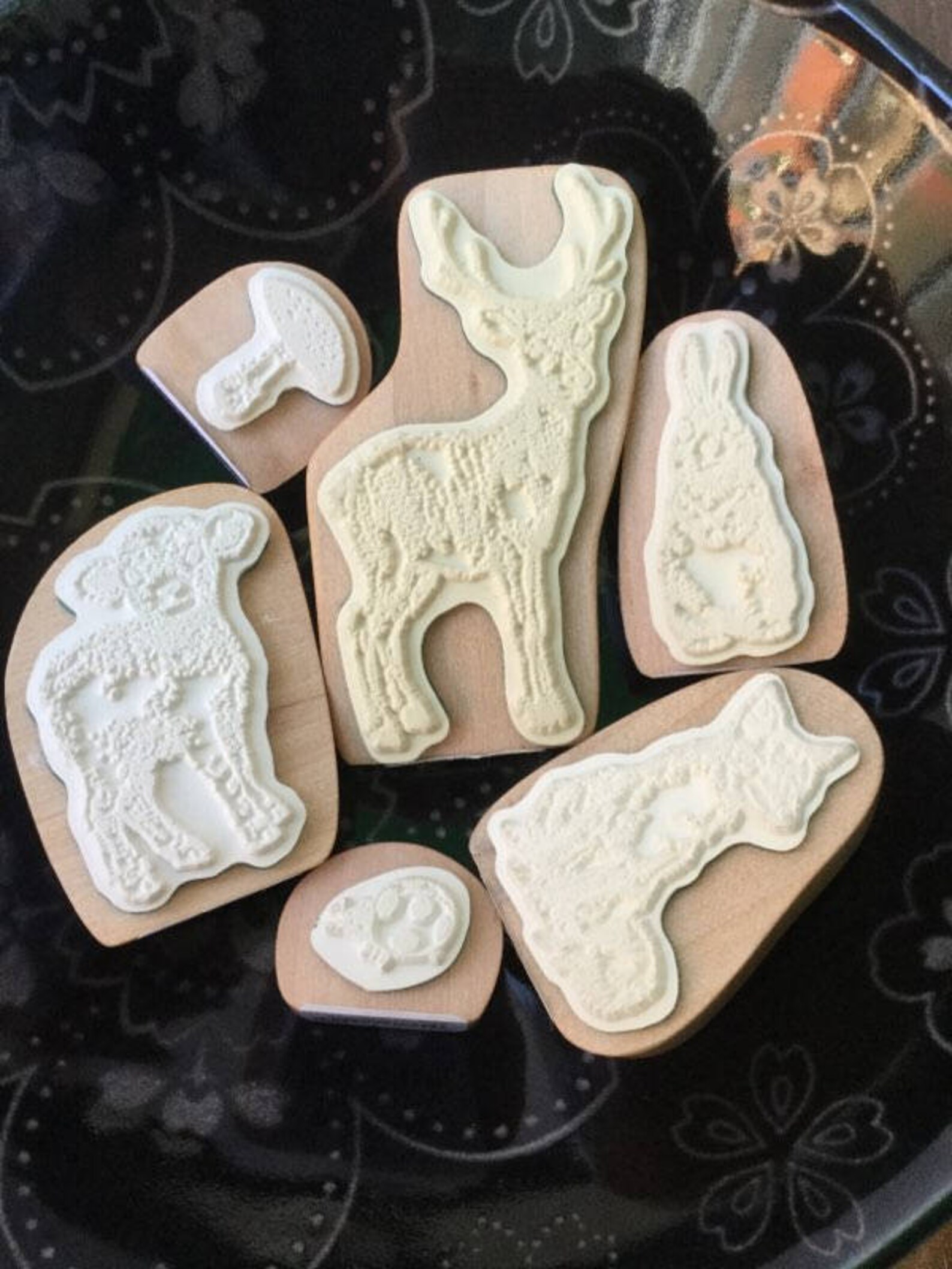 Lamb Stamp Woodland Stamp Kodomo No Kao | Etsy