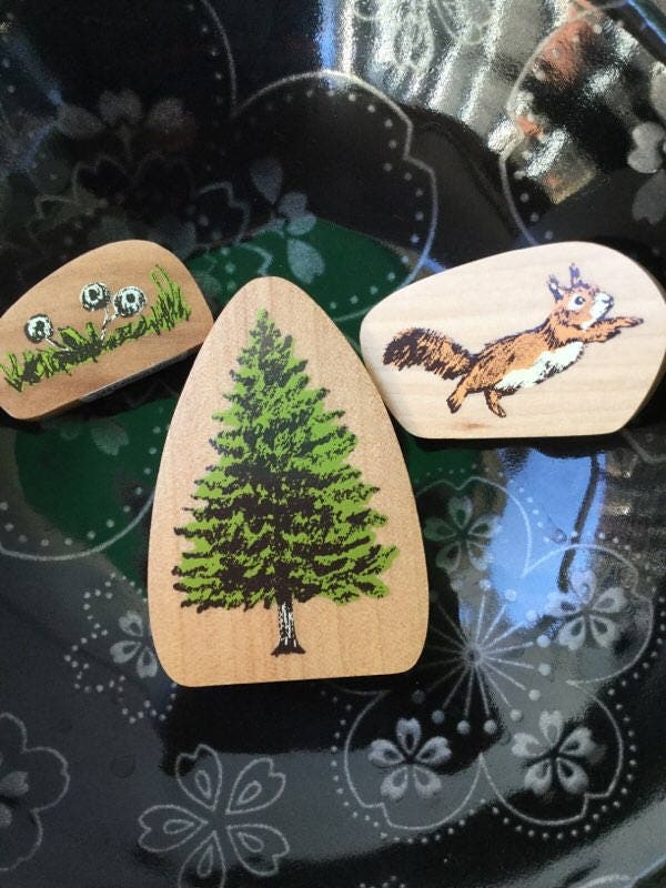 Grass Stamp Flower Stamp Woodland Stamp Kodomo No Kao - Etsy