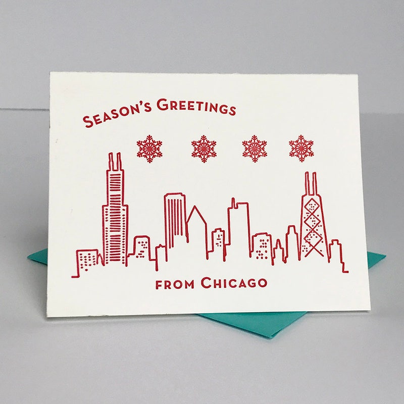 Chicago Card - Etsy