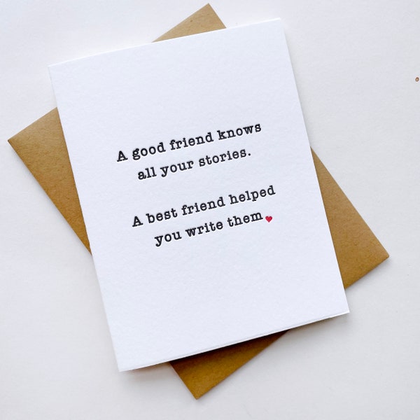 Card for Friend - Etsy