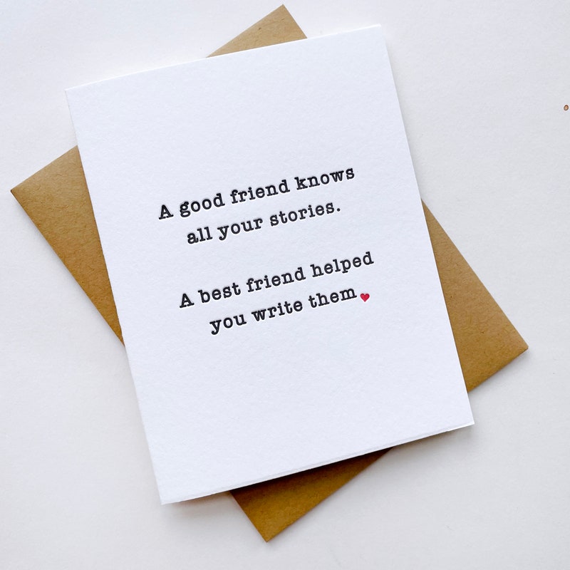 Best Friend Card - Etsy
