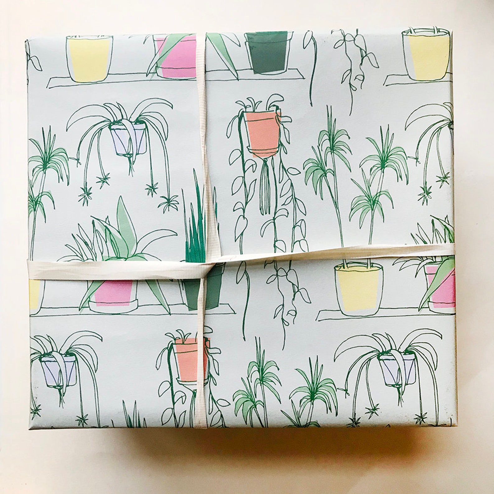 Wrapping Paper House Plants - Etsy