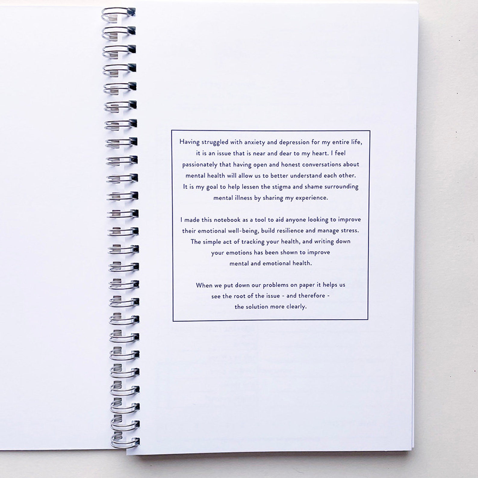 Notebook Daily Mood Notebook - Etsy