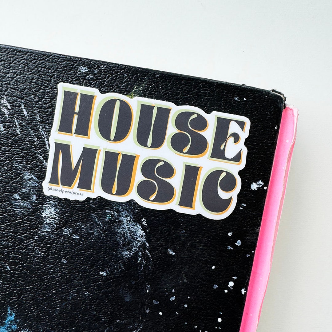 House Music Die-cut Sticker - Etsy