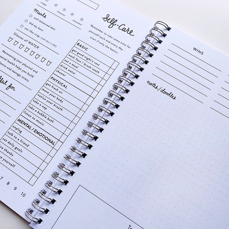 Notebook Daily Mood Notebook - Etsy