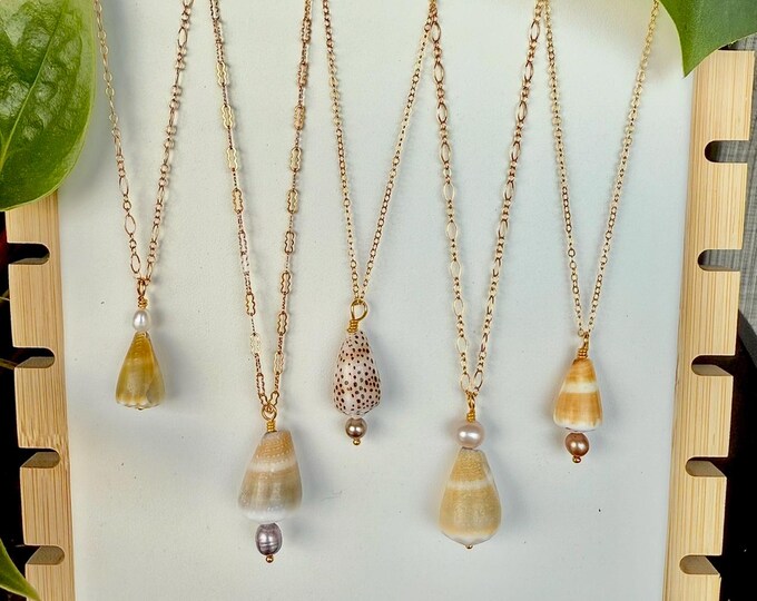 Hawaiian Shell Necklace - 14k Gold Filled - Etsy