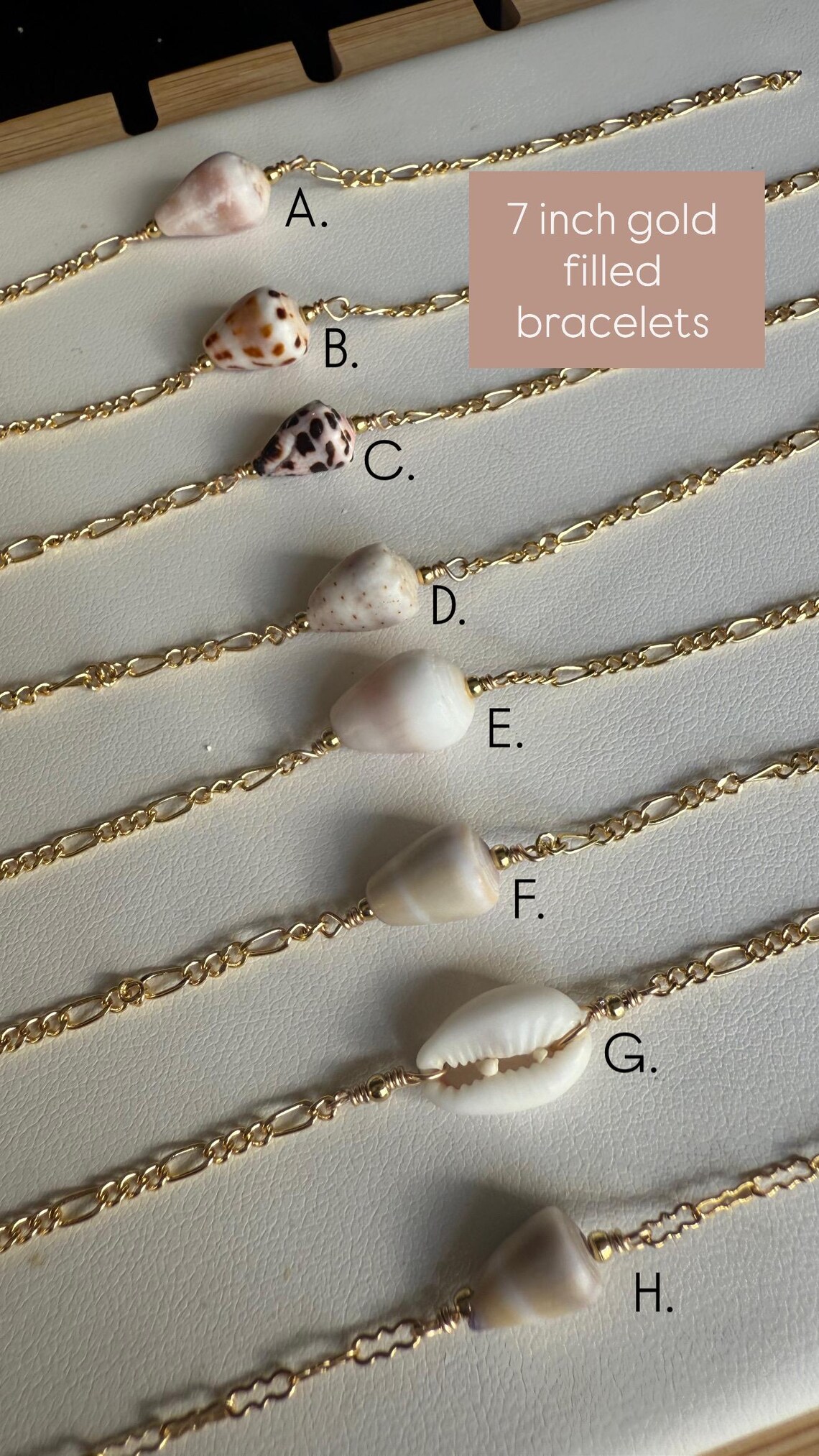 Hawaiian Shell Bracelets - 14k Gold Filled - Etsy