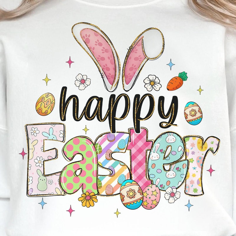 Happy Easter Print - Etsy