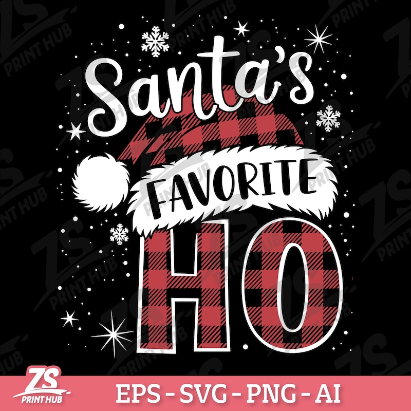 Santa My Favorite Ho - Etsy
