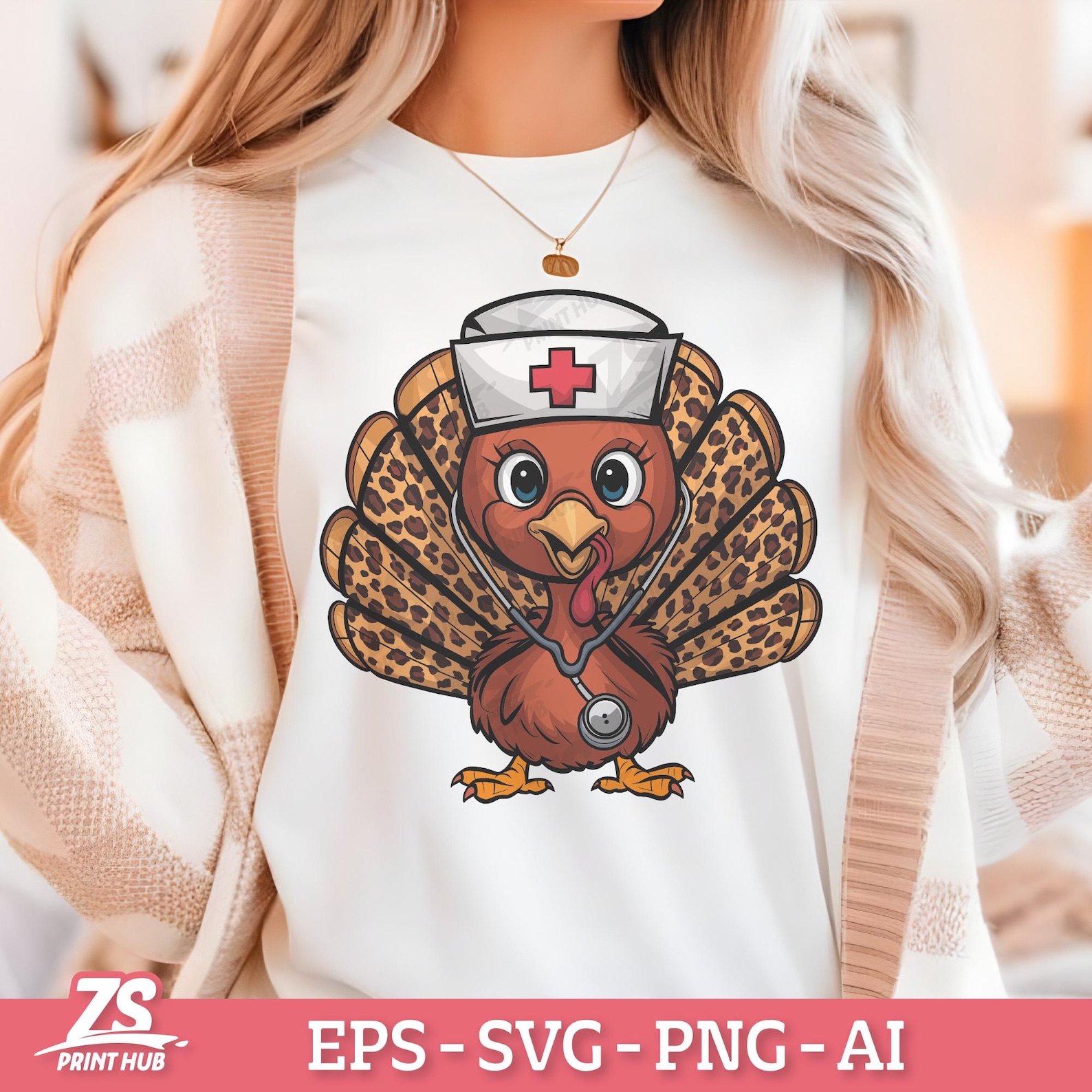 Turkey Nurse Png, Thanksgiving Day Png , Holiday Nursing Png ...
