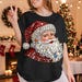 Rhinestone Santa Png, Bling Christmas Png, Crystal Mosaic Holiday ...