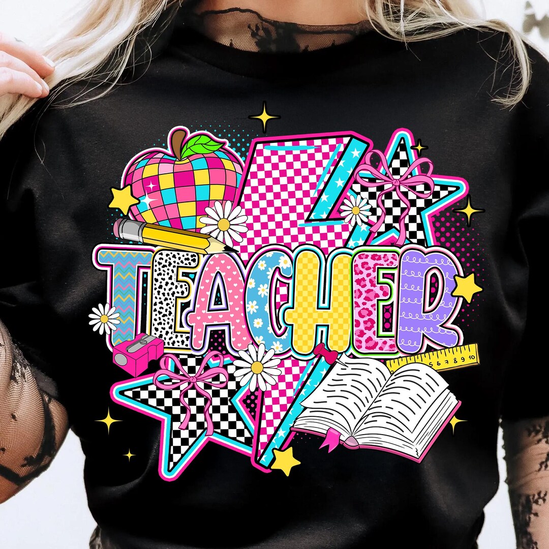 Preppy Teacher PNG, Last Day of School Png, Teacher Summer Png, Teacher ...