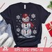 Baseball Snowman SVG PNG Digital Download, Winter Sports Holiday ...