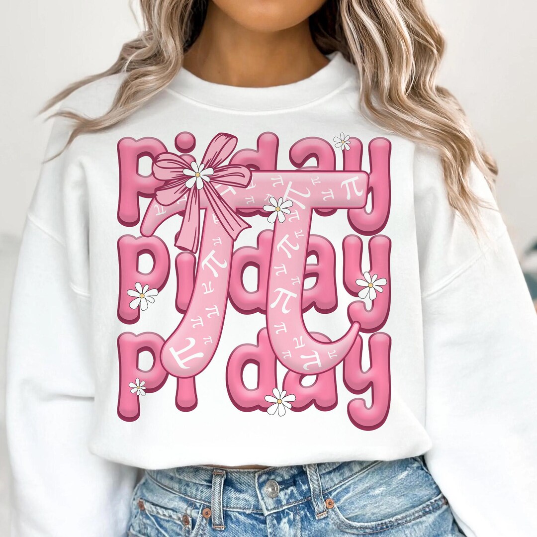 Pink Pi Day Coquette PNG, 3.14 Day Png, Teacher Math Png, Pi Day Bow ...