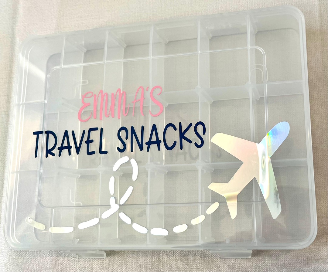 Personalized Travel Snack Box: Holographic Plane Detail, 18 ...