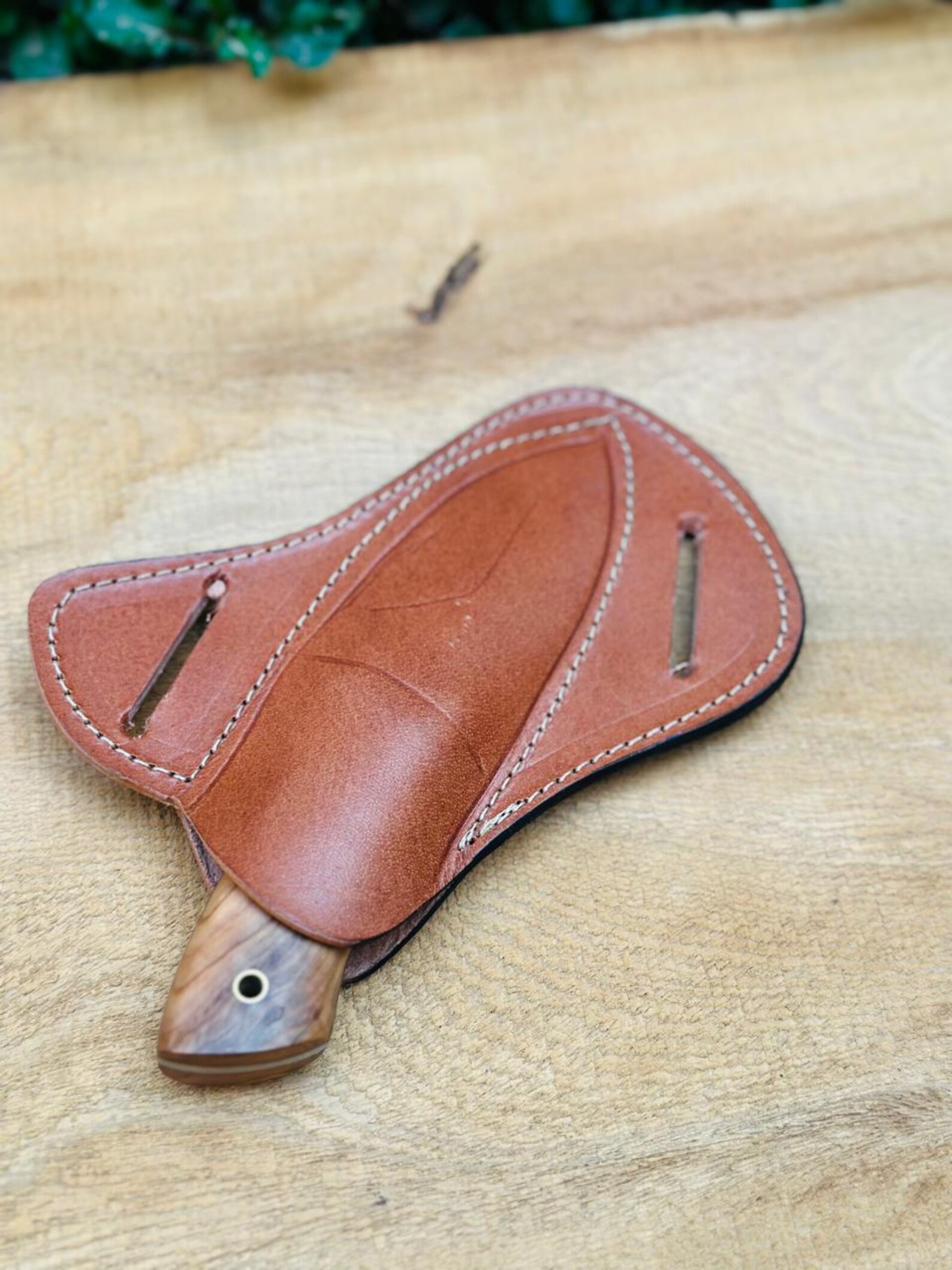Camping Hunting Knife: Black Powder Blade, Rosewood Handle - Etsy