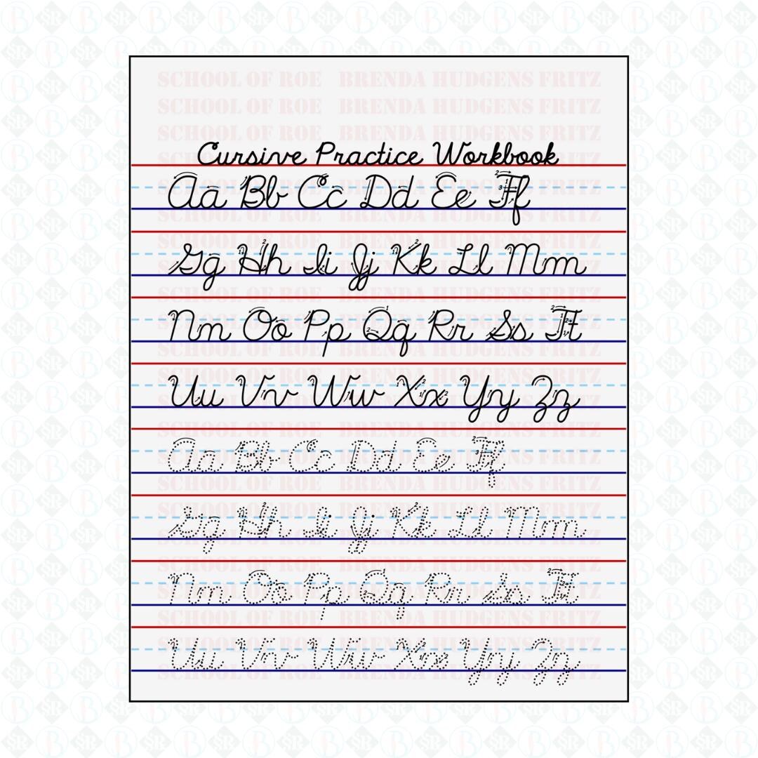 Digital Cursive Handwriting Practice Workbook – Tablet Writing for Kids ...