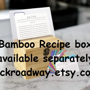 Recipe Card Printable Download File Stuffed Peppers PDF - Etsy Canada