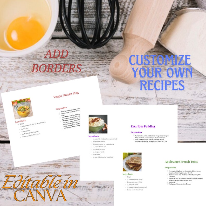 Recipe Card Printable Download File Stuffed Peppers PDF - Etsy Canada